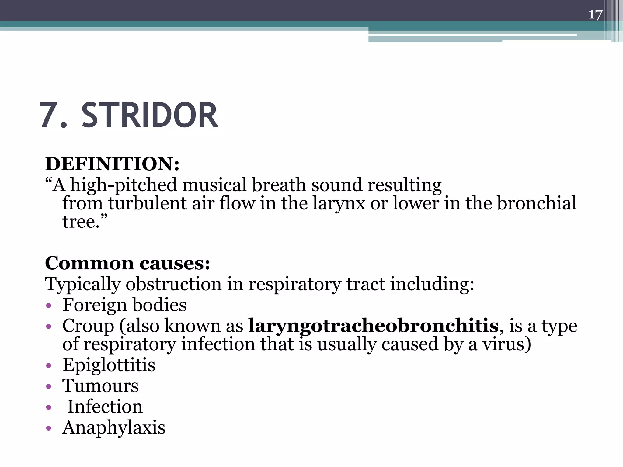 Pulmonary system (PS) examination | PPTX