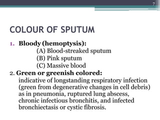Pulmonary system (PS) examination | PPTX