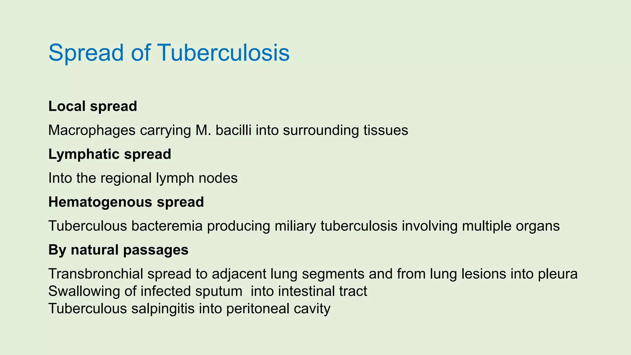 Pulmonary tb lec | PPTX