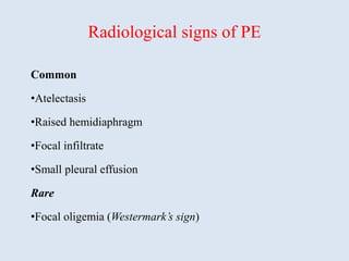Pulmonary Thromboembolism | Jindal Chest Clinic | PPT