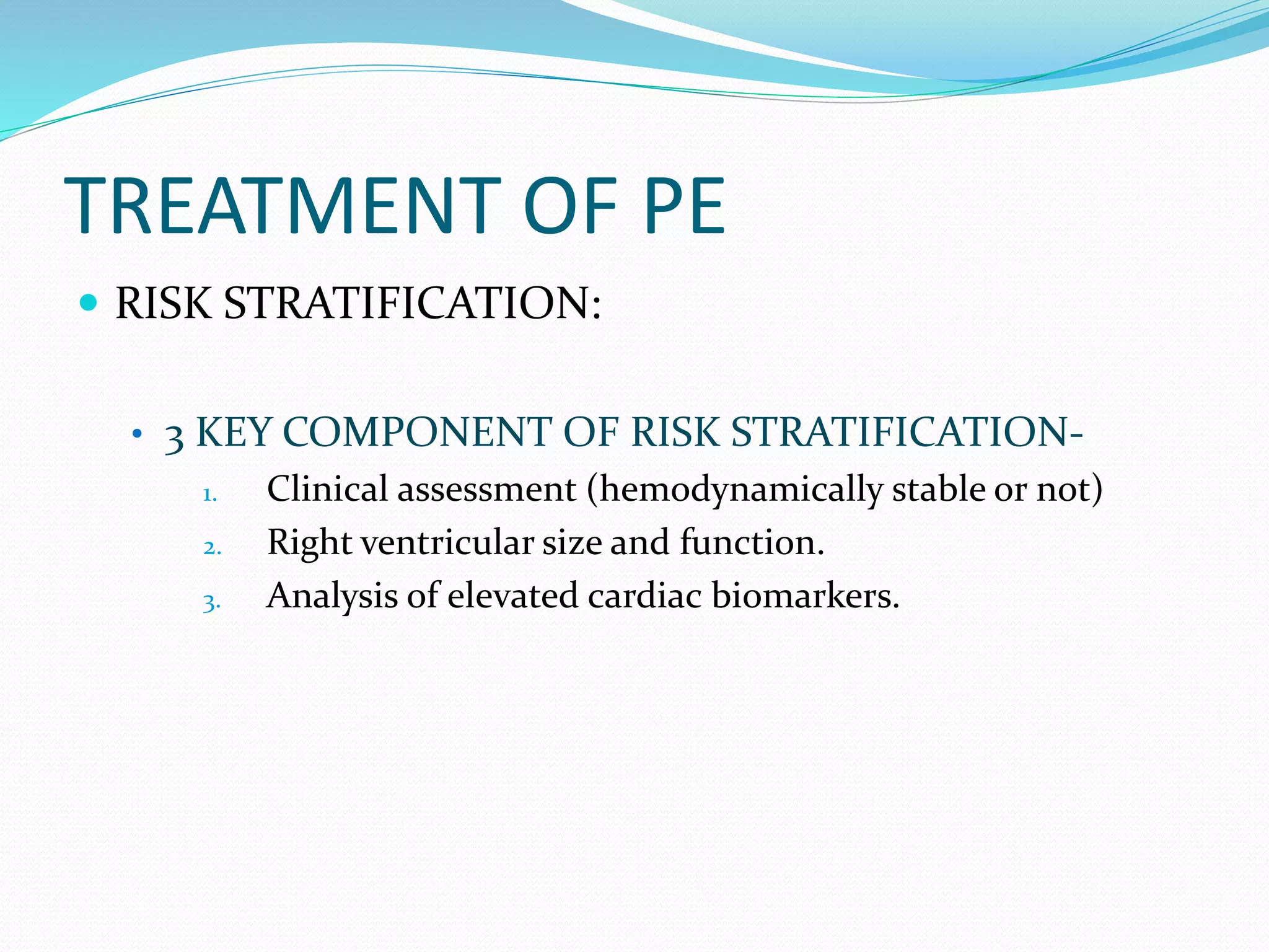 Pulmonary thromboembolism Management and prophylaxis | PPTX