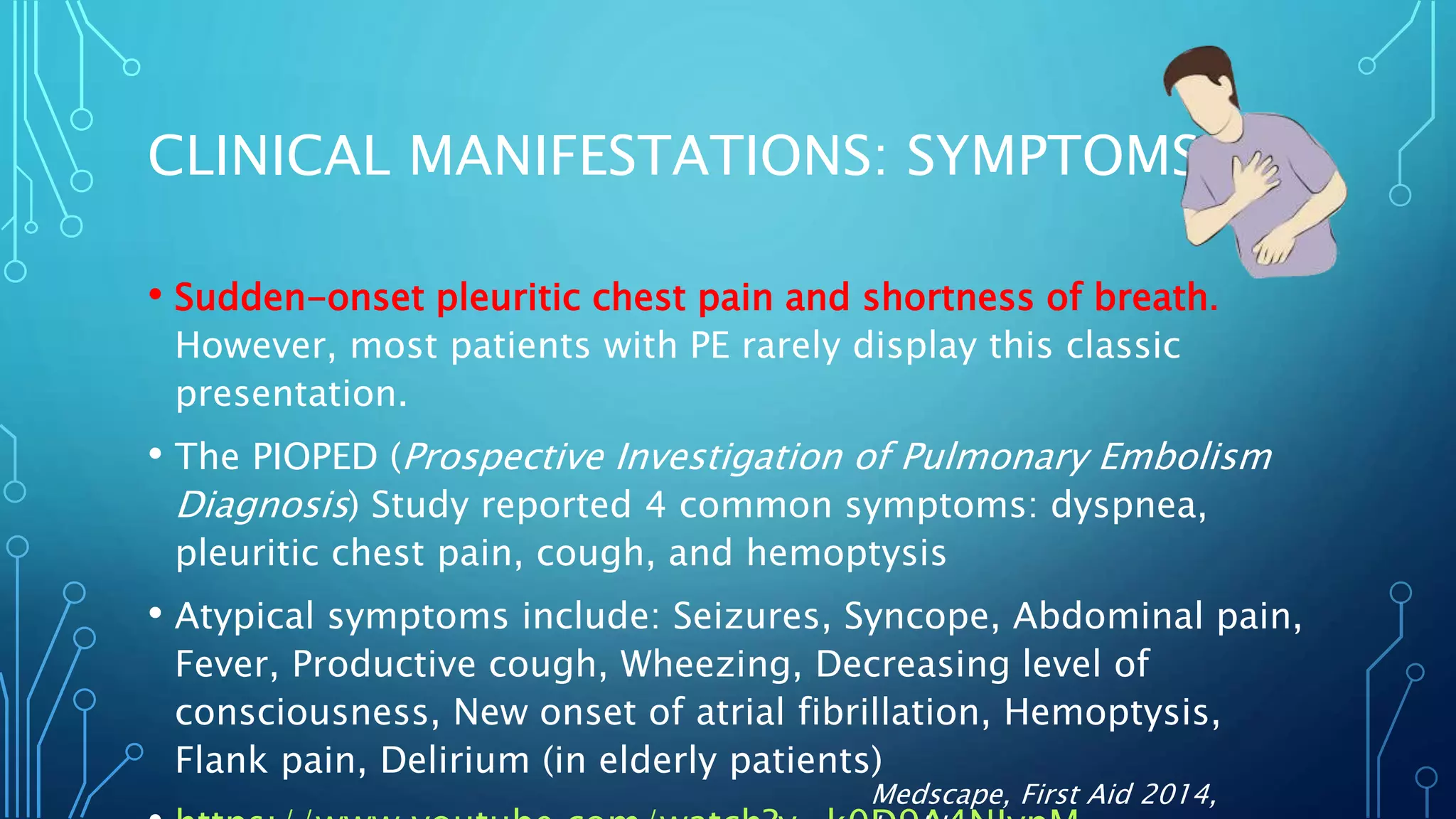 Pulmonary thromboembolism | PPTX