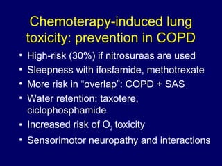 Pulmonary toxicity by cystostatics | PPT