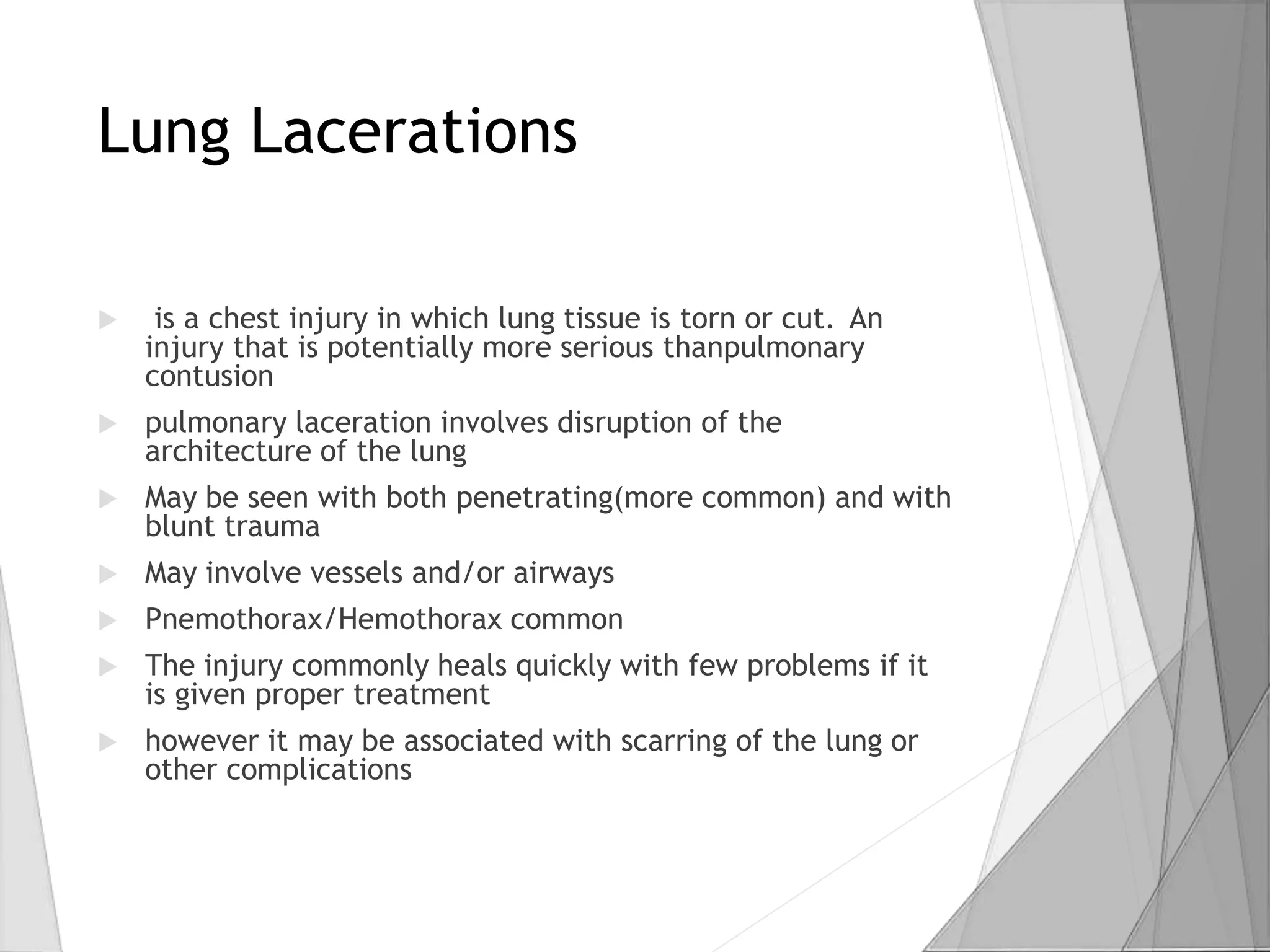 Pulmonary trauma | PPT