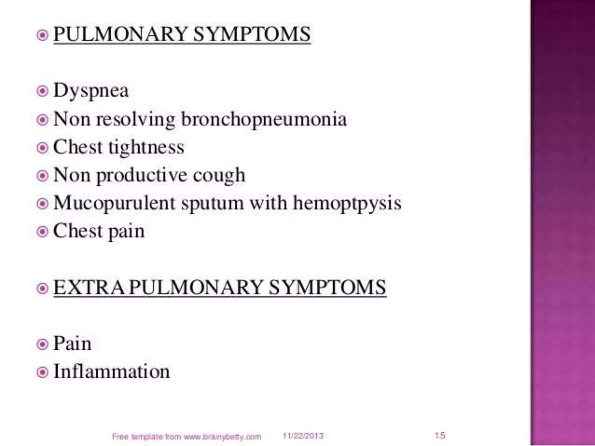 Pulmonary tuberclosis | PPT