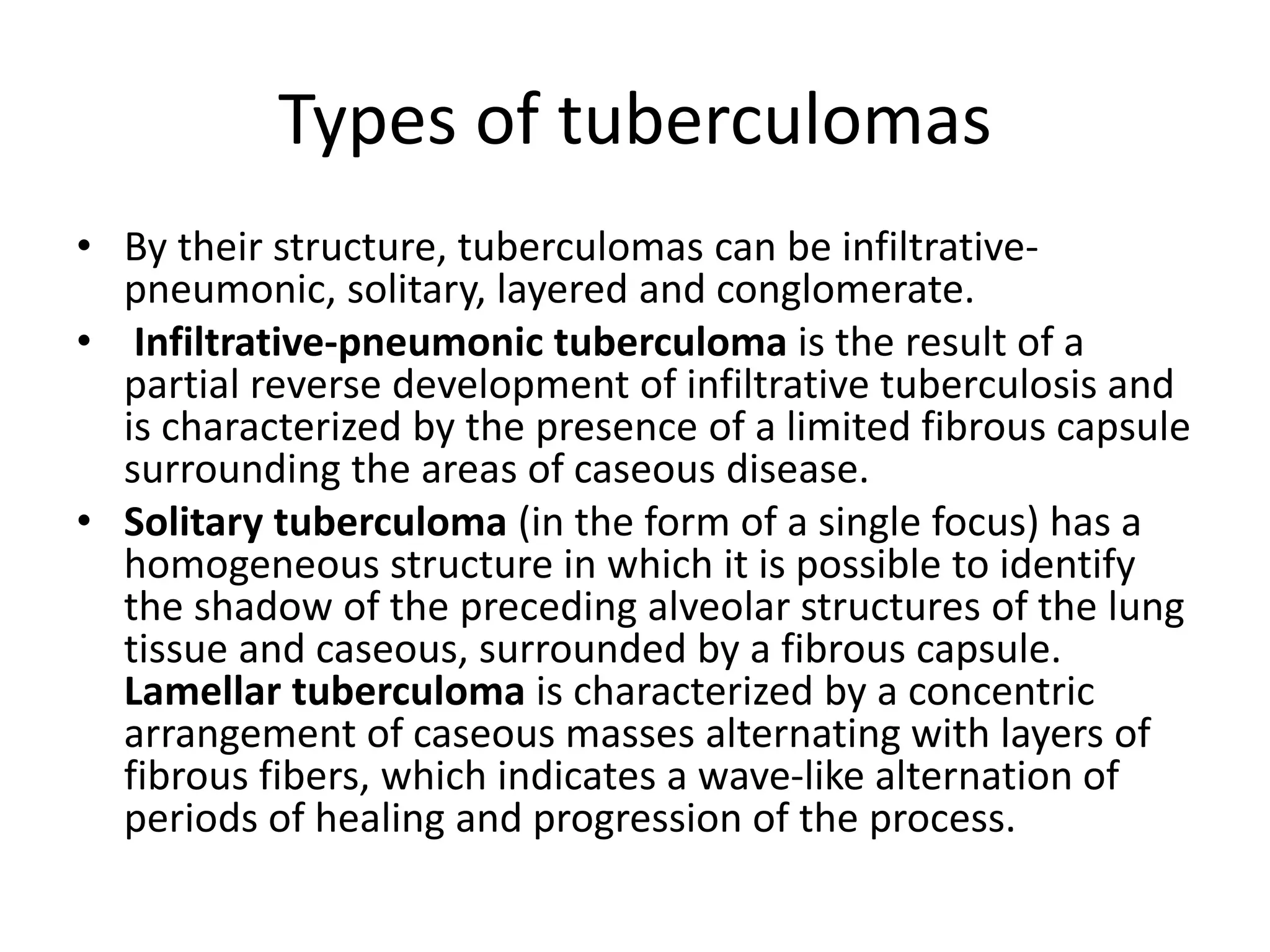 Pulmonary tuberculoma | PPTX