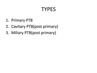 Pulmonary tuberculosis | PPTX