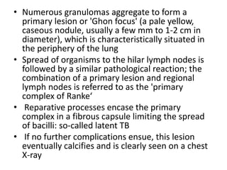 Pulmonary tuberculosis | PPTX