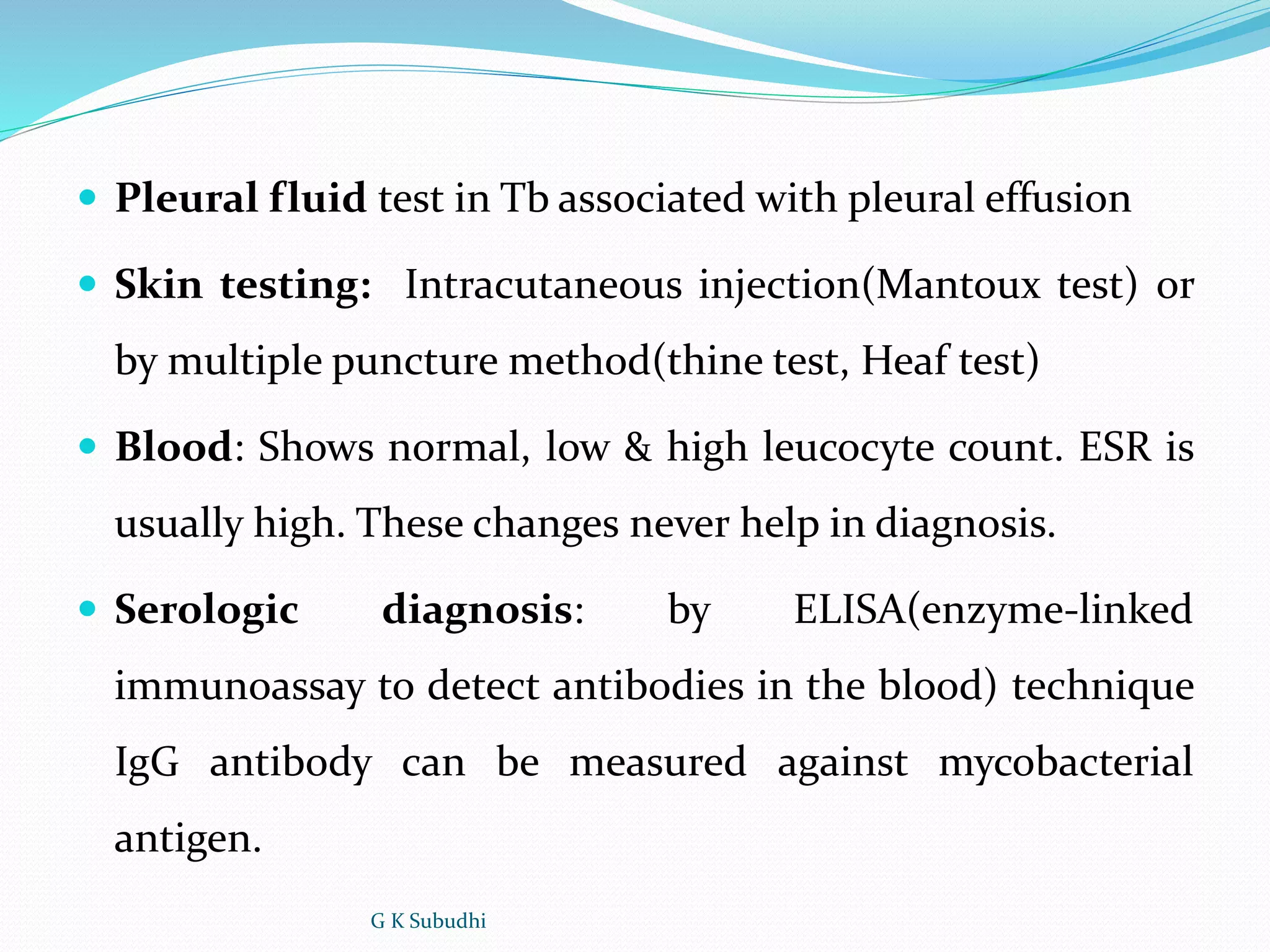 Pulmonary tuberculosis | PPTX