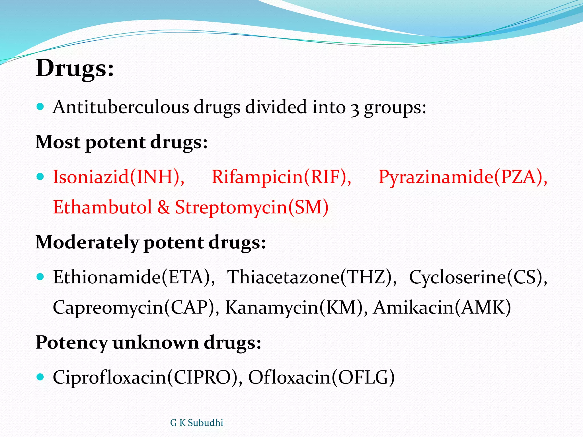 Pulmonary tuberculosis | PPTX