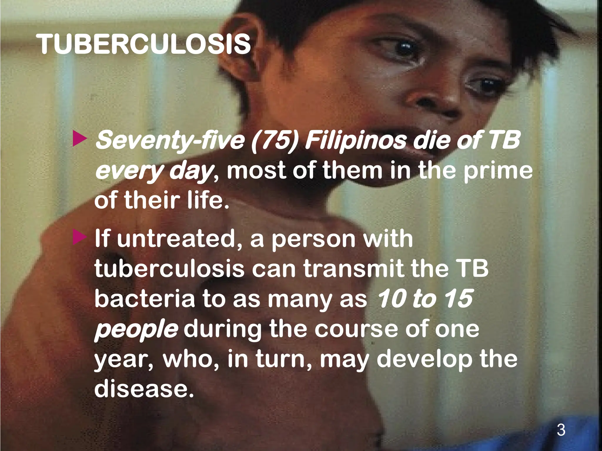 Pulmonary Tuberculosis-The Philippines is among the 22 high-burdened ...