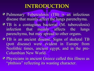 Who Does Tuberculosis Affect Pulmonary