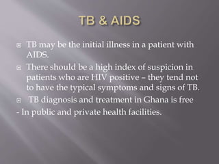 PULMONARY TUBERCULOSIS (1).pptx for students | PPTX