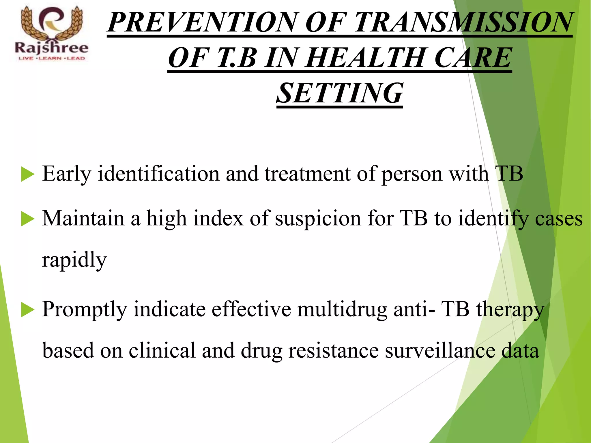 PULMONARY TUBERCULOSIS health care setting nursing perspective.pptx