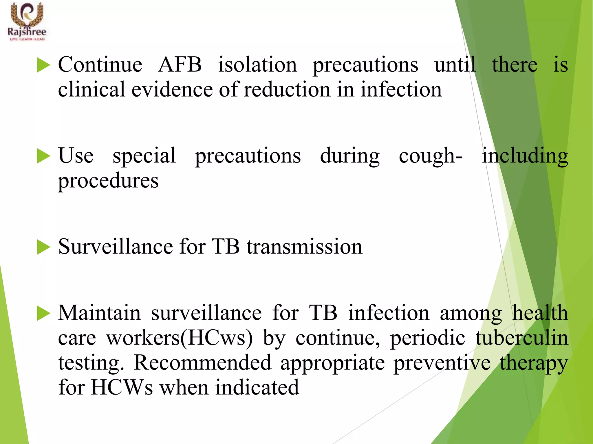 PULMONARY TUBERCULOSIS health care setting nursing perspective.pptx