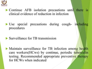 PULMONARY TUBERCULOSIS health care setting nursing perspective.pptx ...
