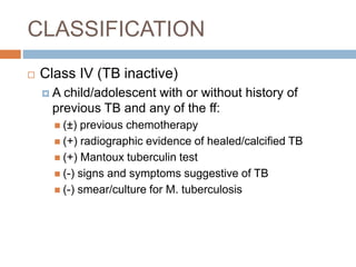 Pulmonary tuberculosis (tb) | PPTX