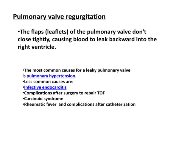 PULMONARY VALVE DISEASES (2).pptx | Heart and Cardiovascular Diseases ...
