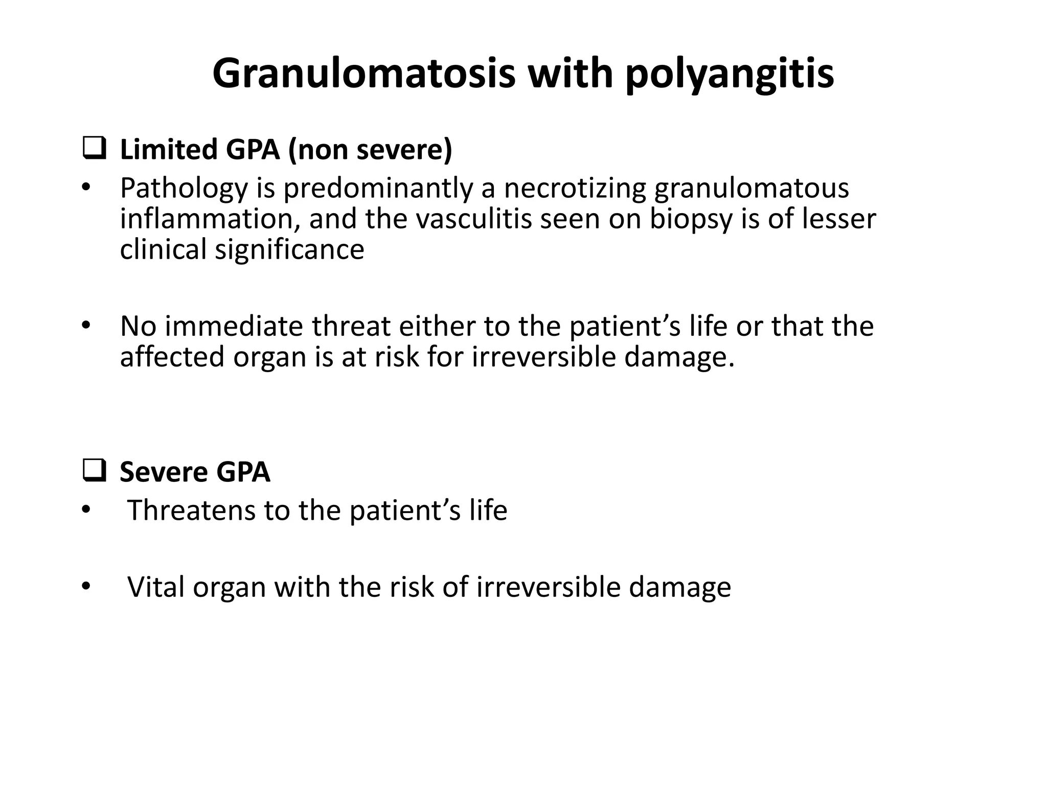Pulmonary vasculitis(wegner,s granulomatosis) | PPTX
