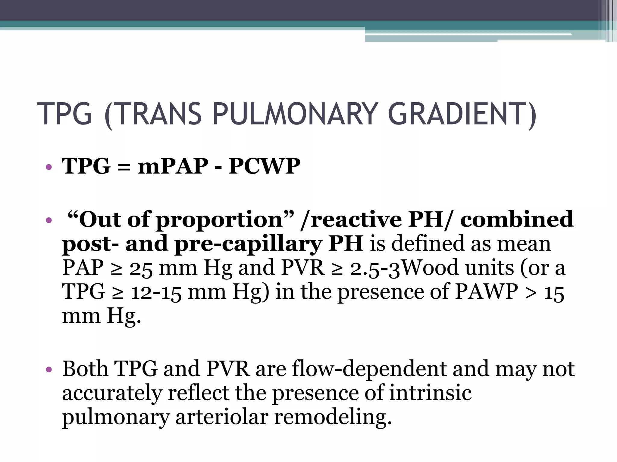 Pulmonary venous hypertension stages & skiagraphic changes | PPTX
