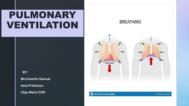 Pulmonary ventilation | PPTX | Lung and Respiratory Health | Diseases ...