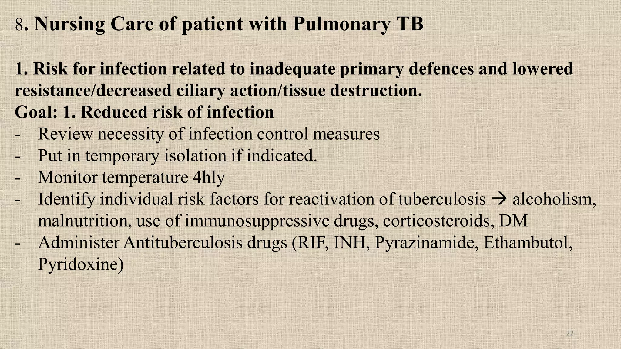 Pulmonaty Tuberclosis ((PTB) | PDF