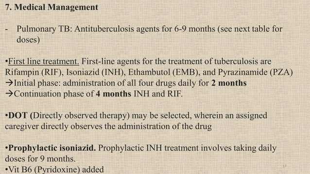 Pulmonaty Tuberclosis ((PTB) | PPT