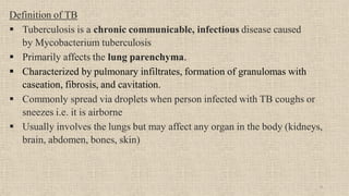 Pulmonaty Tuberclosis ((PTB) | PDF