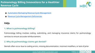 Pulmonology Billing Innovations for a Healthier Revenue Cycle.pptx