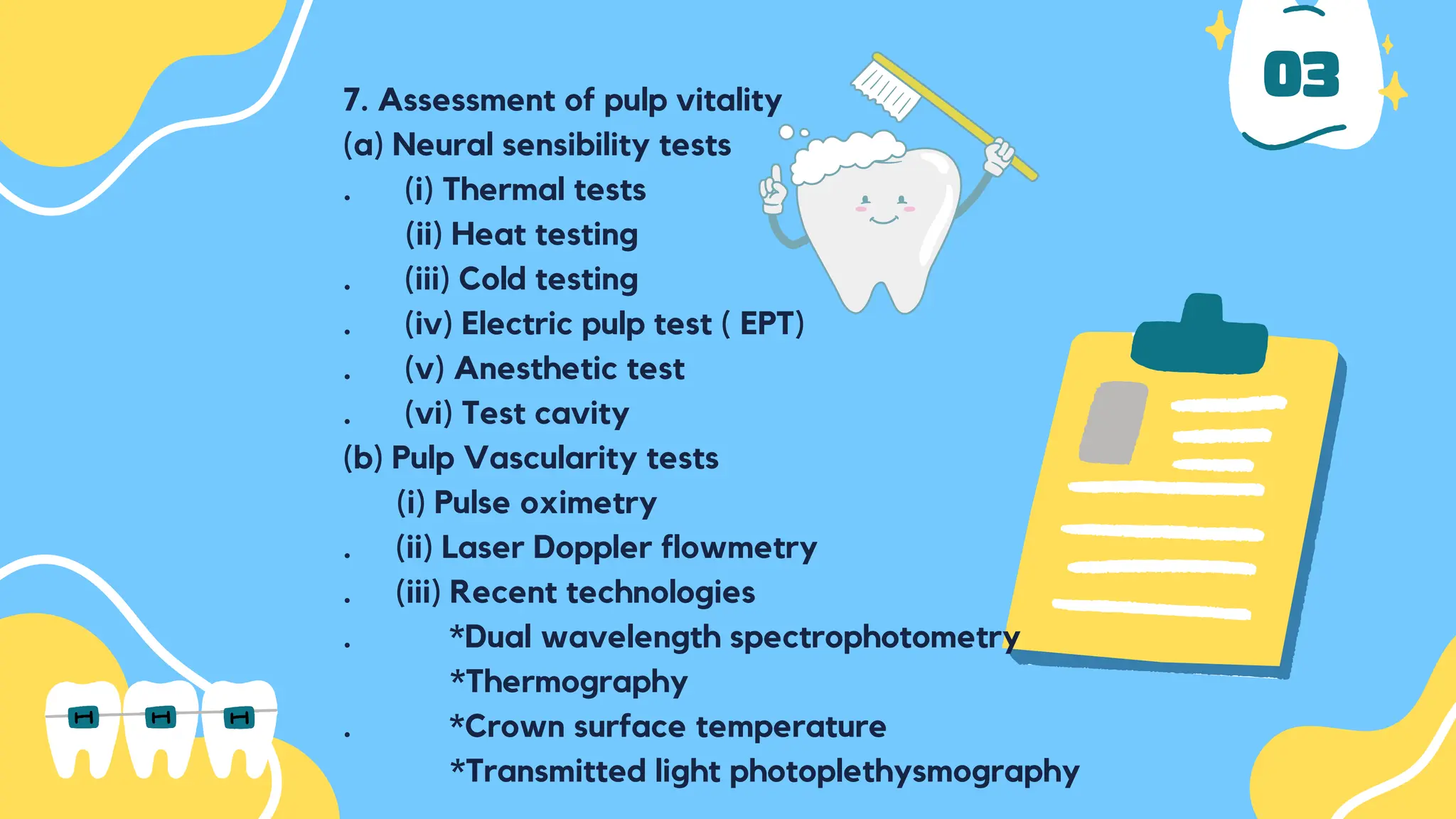 Pulpal diagnostic methods used in Dentistry | PDF