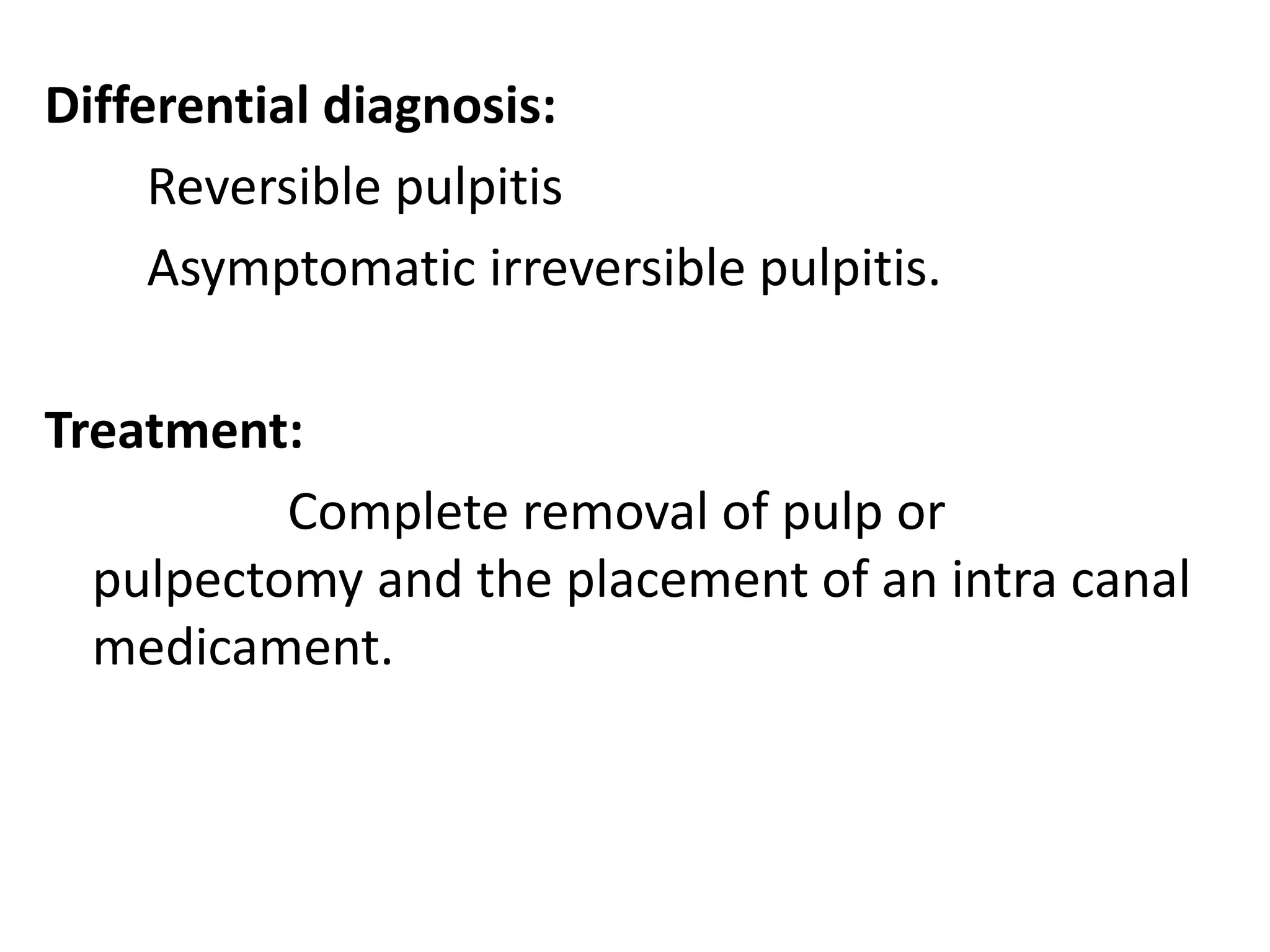 Pulpal diseases | PPTX