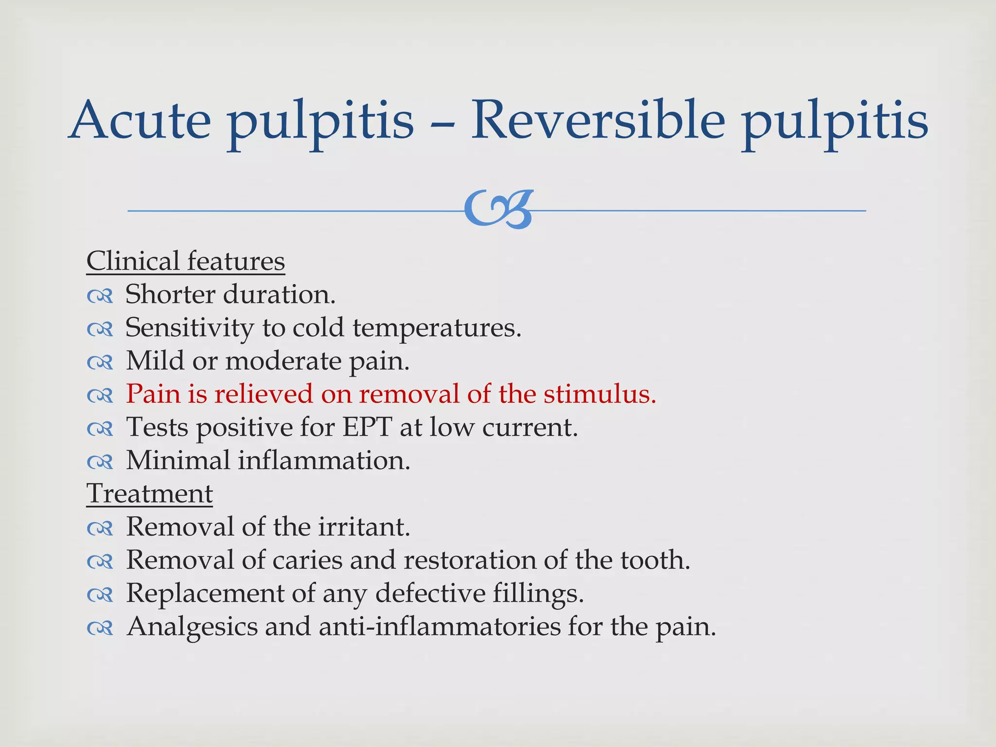 Pulpal & periapical diseases | PPTX