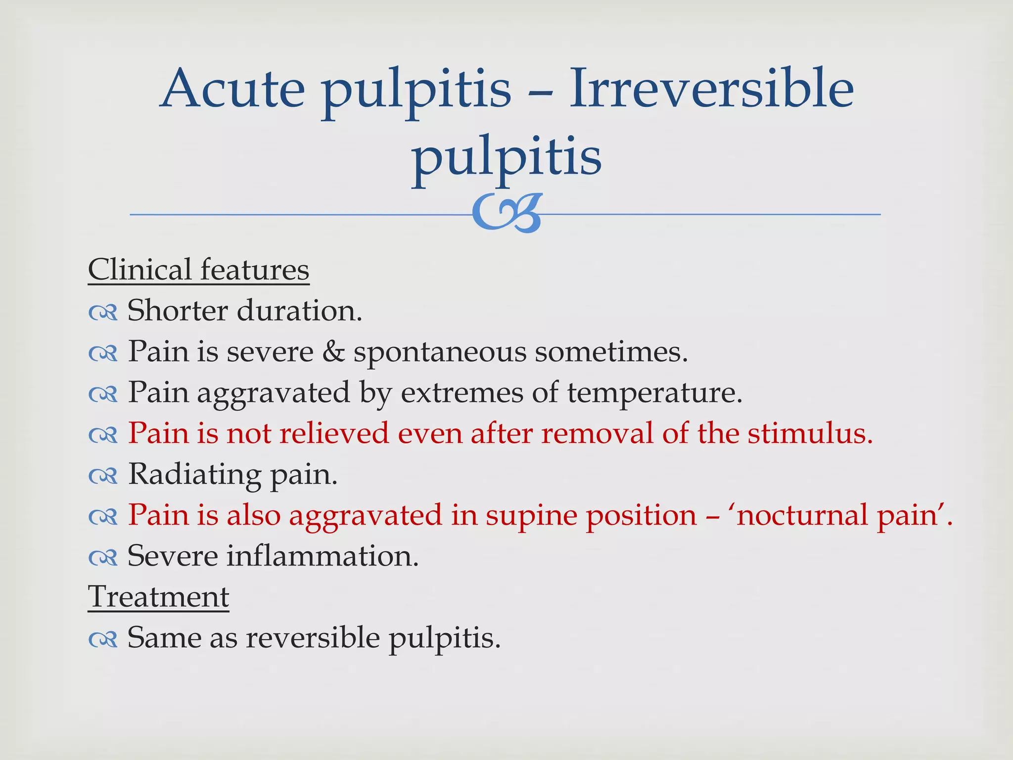Pulpal & periapical diseases | PPTX