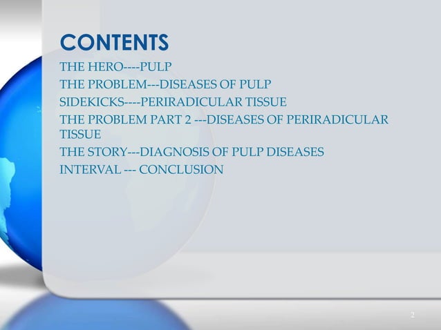 Pulpal & periradicular diseases & their diagnosis | PPTX | Dental ...
