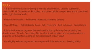 Pulpal Response To Dental Caries | PPTX