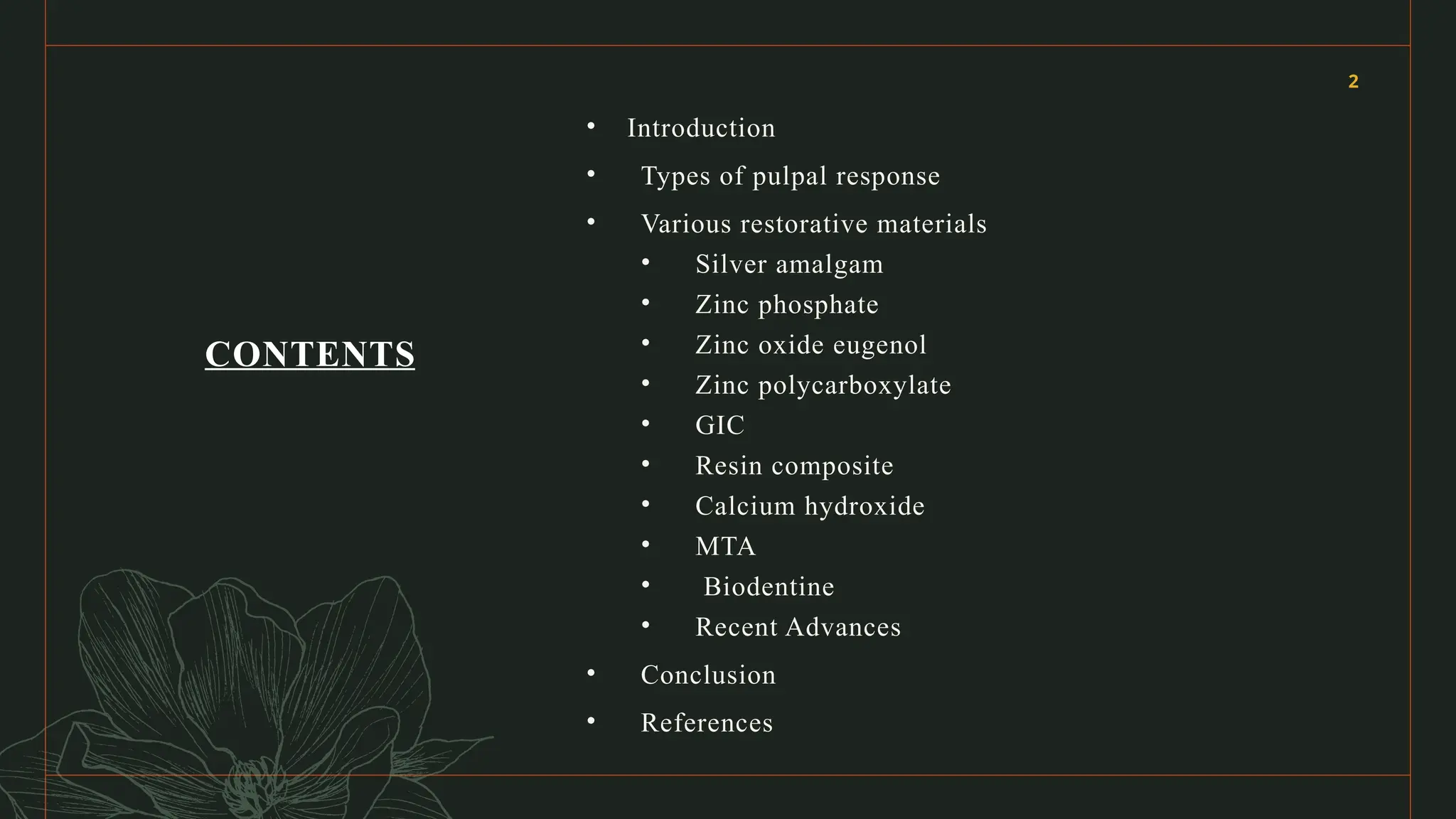 pulpal response to various restorative materials.pptx