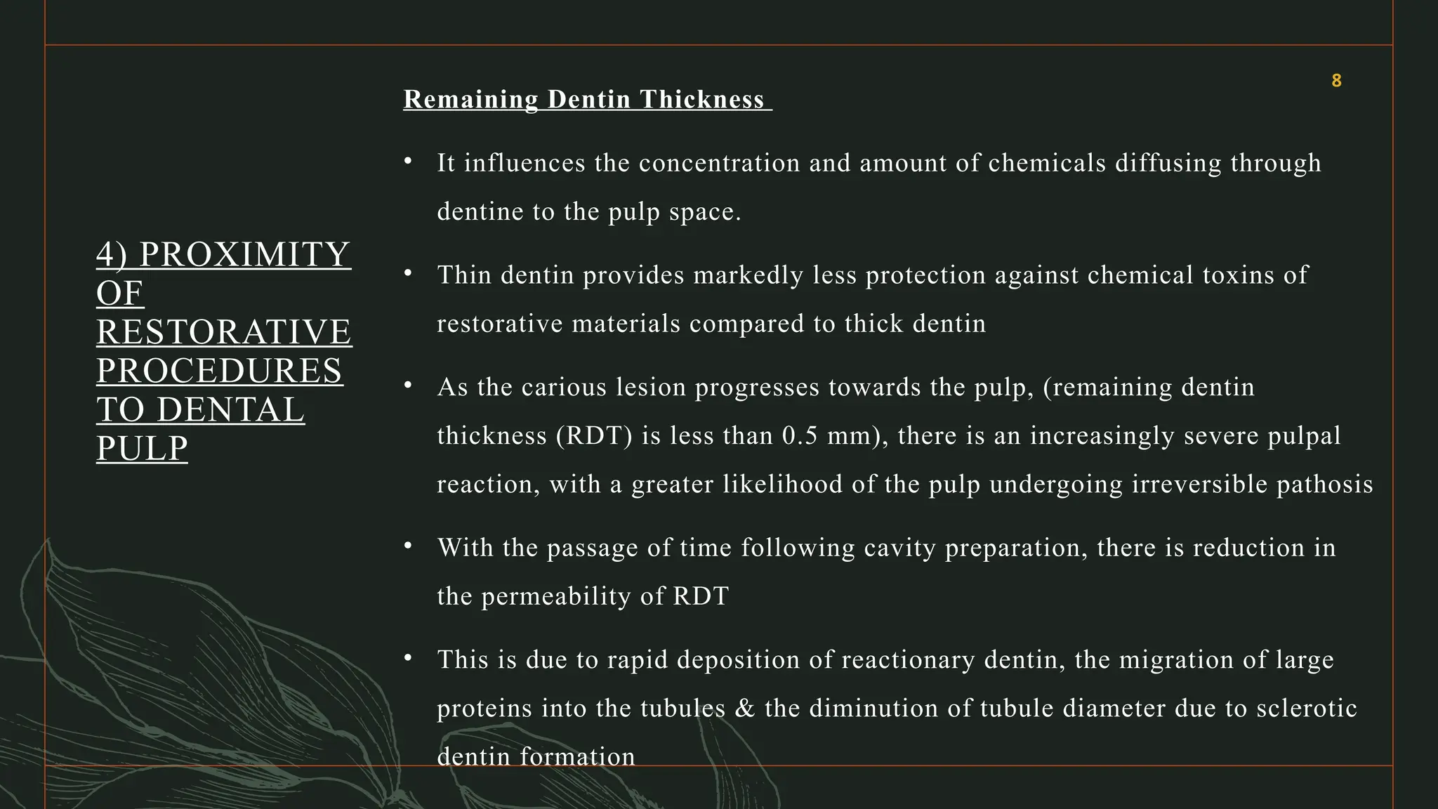 pulpal response to various restorative materials.pptx
