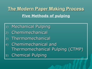 Pulp and paper | PPT