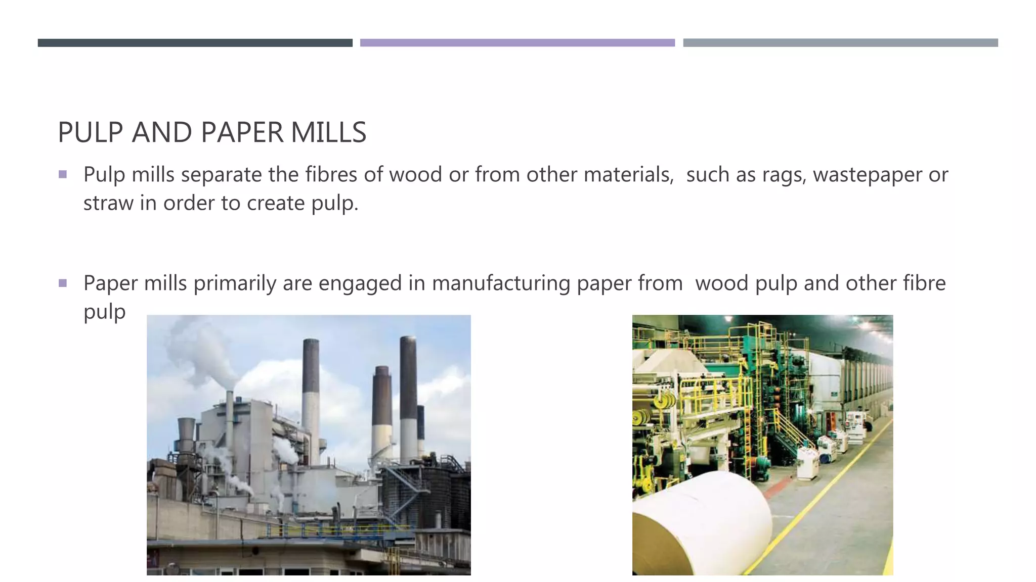 Pulp and paper industry (waste management) | PPTX