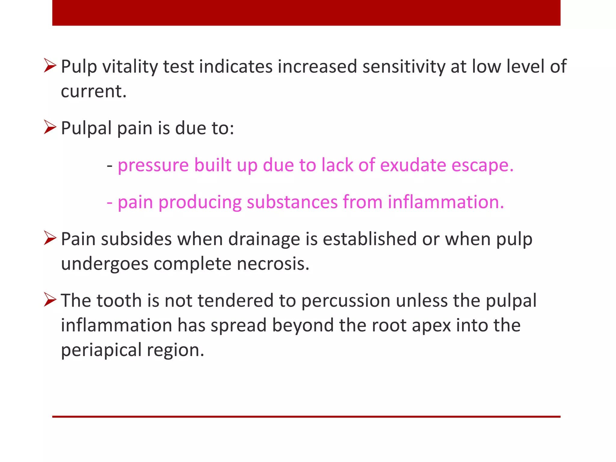 PULP AND PERIAPICAL LESIONS OF THE TOOTH ppt | PPTX