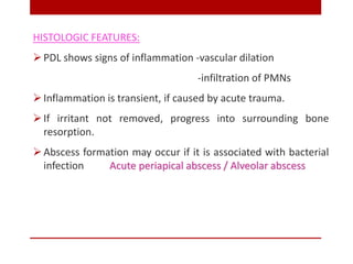 PULP AND PERIAPICAL LESIONS OF THE TOOTH ppt | PPTX
