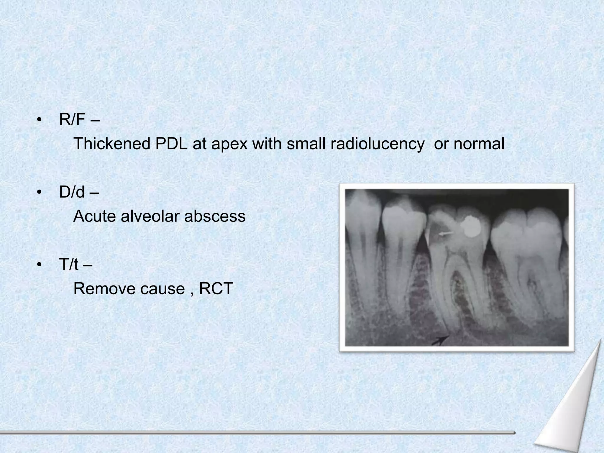 Pulp and periapical pathologies | PPTX