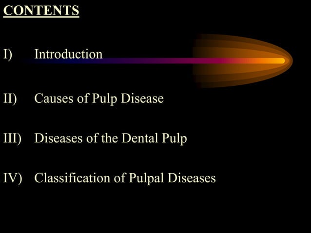 PULP AND PERIRADICULAR DISEASES.pptx | Dental Health | Diseases and ...