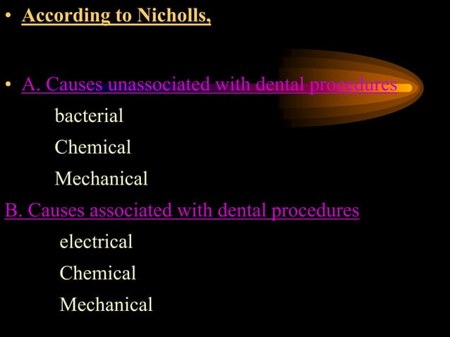 PULP AND PERIRADICULAR DISEASES.pptx | Dental Health | Diseases and ...