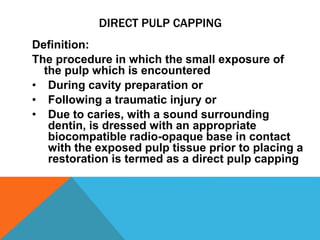 Pulp capping | PPTX