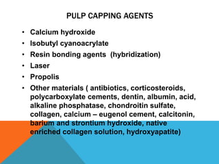 Pulp capping | PPTX