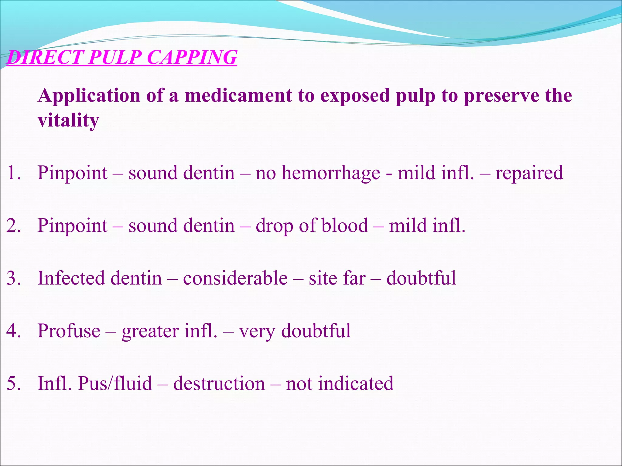 Pulp capping | PPT