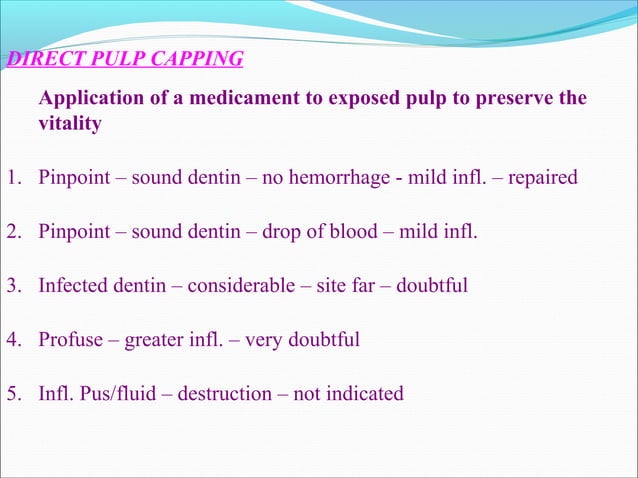 Pulp capping | PPT