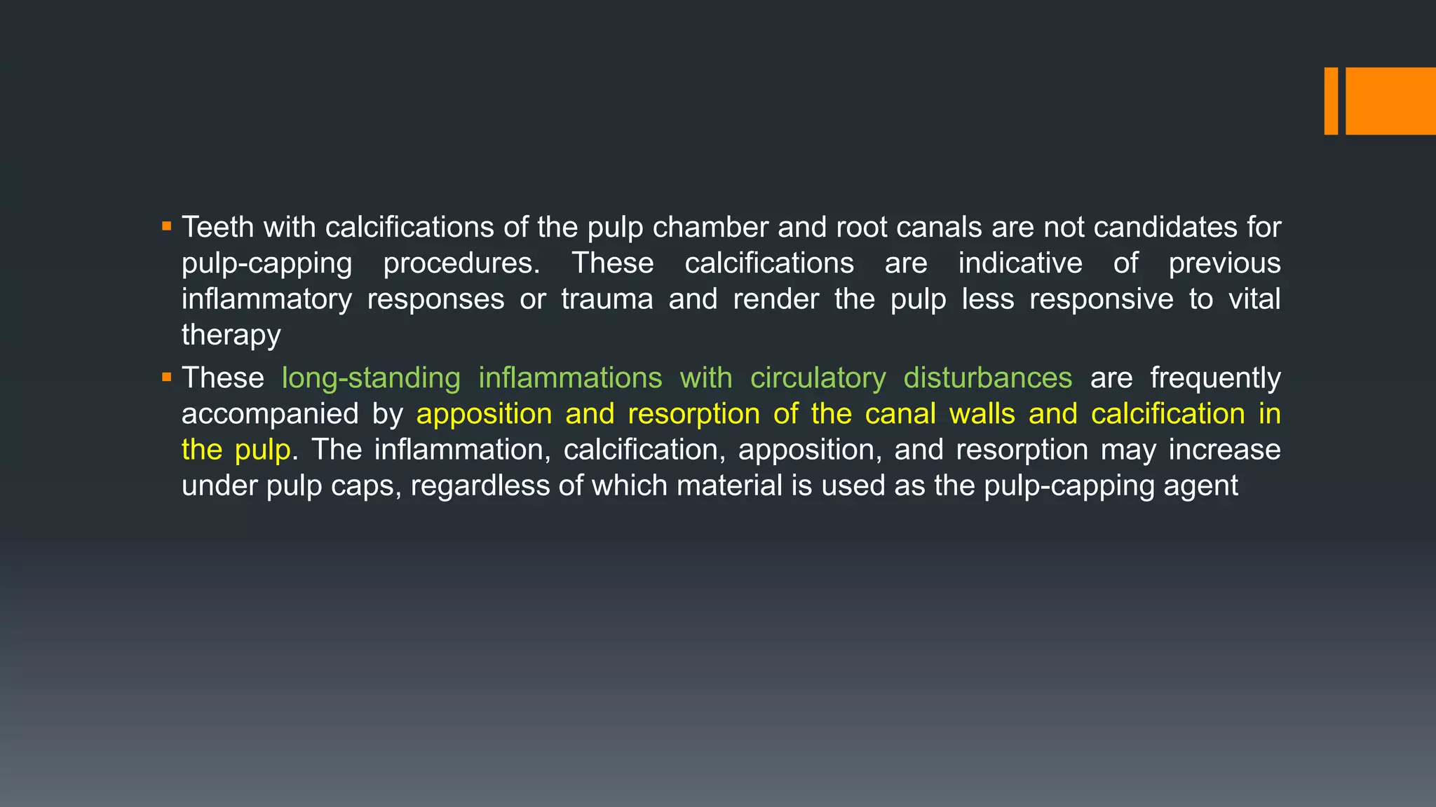 Pulp capping agents | PPTX