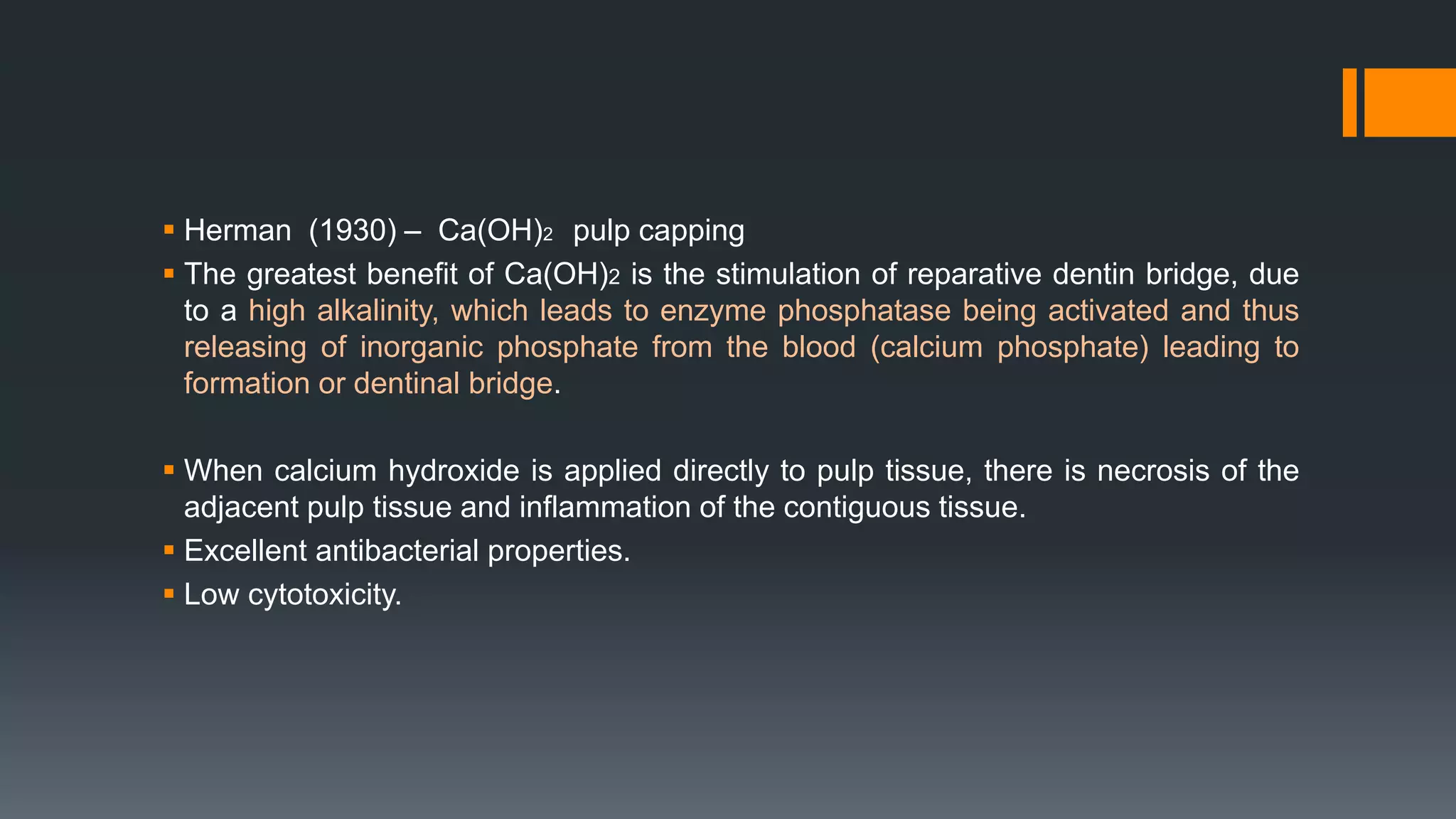Pulp capping agents | PPTX